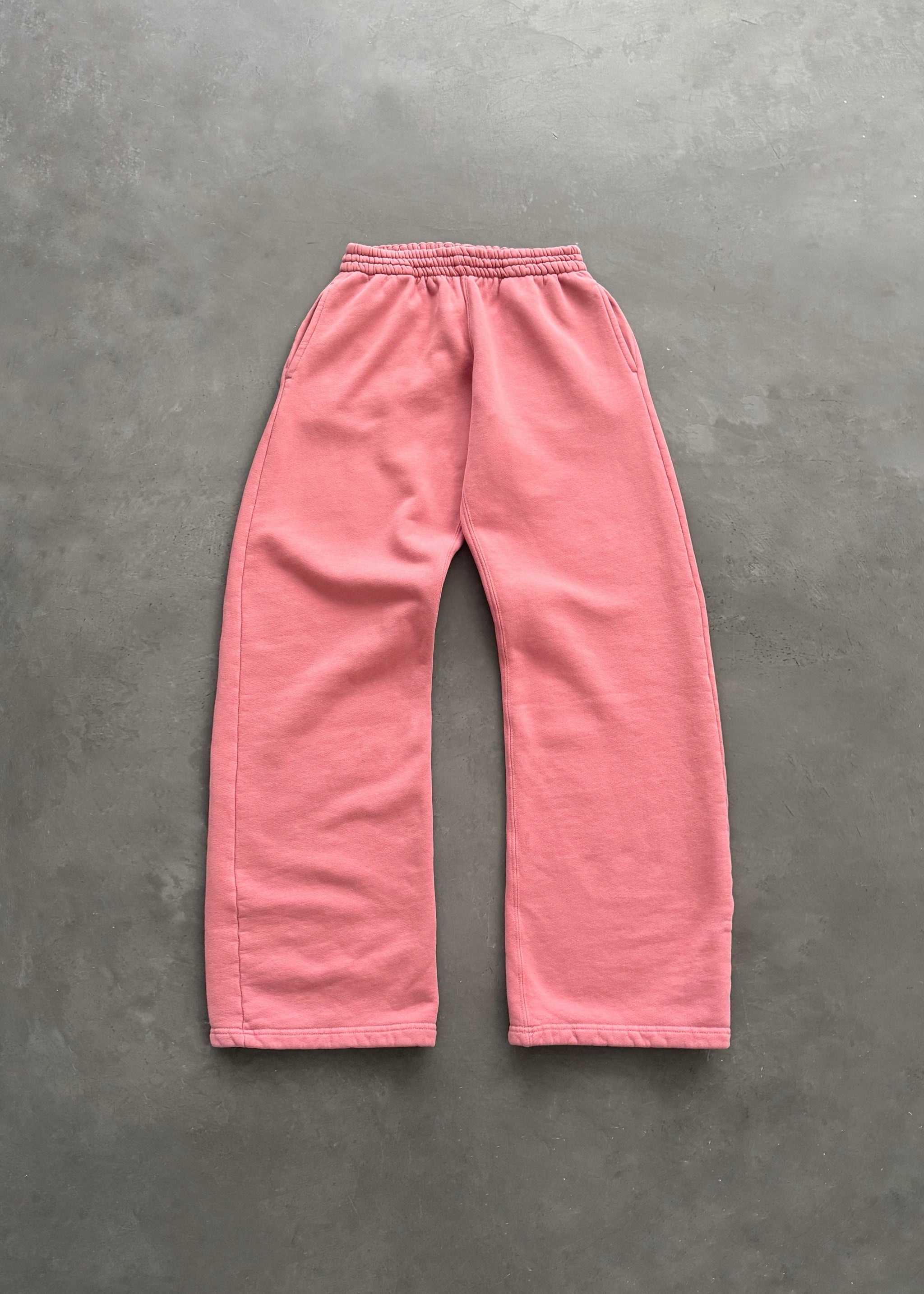 STRAIGHT-LEG SWEATPANTS - DUSTY ROSE
