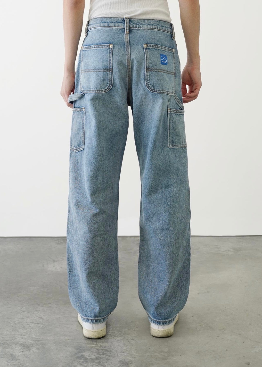 AKIMBO DOUBLE KNEES - DENIM – AKIMBO CLUB